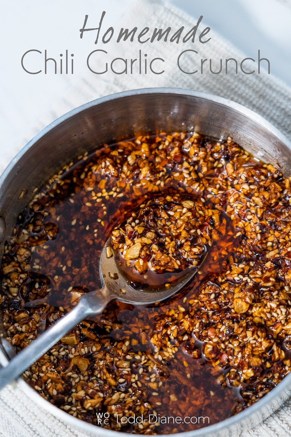 Chili Crunch Fried Egg Recipe with Garlic Chili Oil | White On Rice