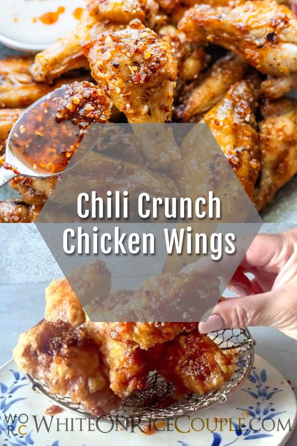 Chili Crisp Chicken Wings with Homemade Chili Oil | White On Rice