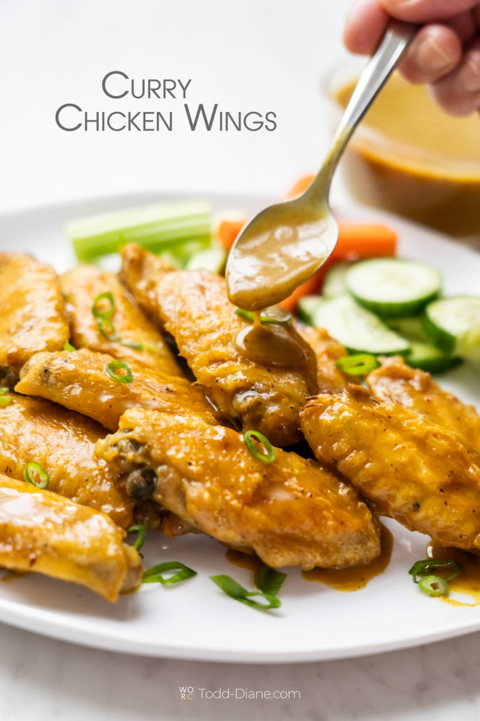 Curry Chicken Wings Recipe FLAVORFUL! | White On Rice Couple