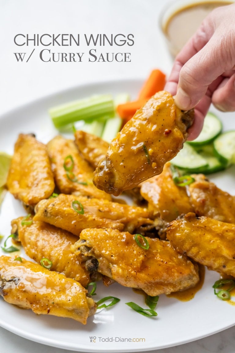 Curry Chicken Wings Recipe FLAVORFUL! | White On Rice Couple