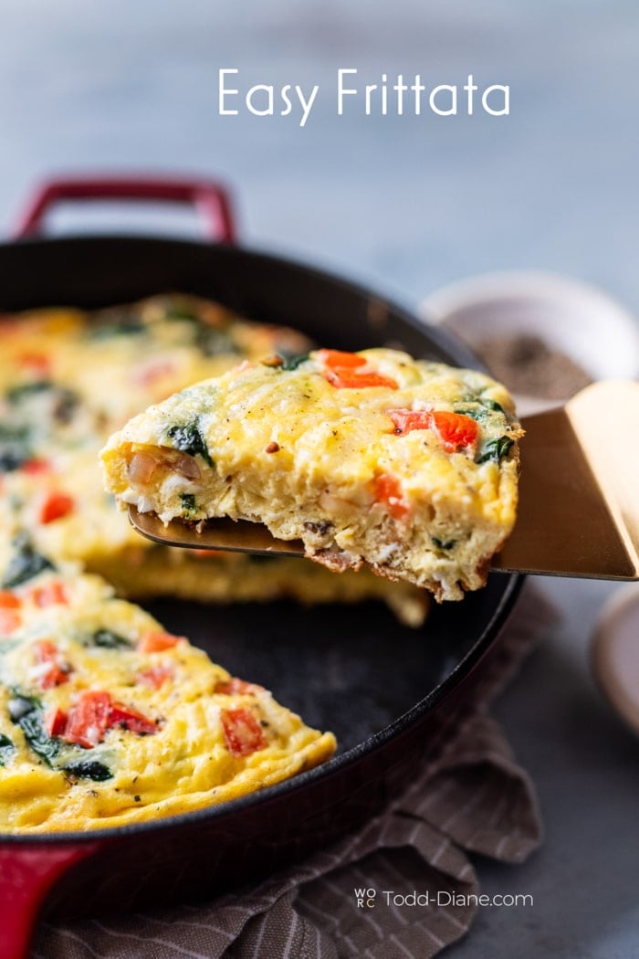 Easy Frittata Recipe with Meat or Vegetables | White On rice