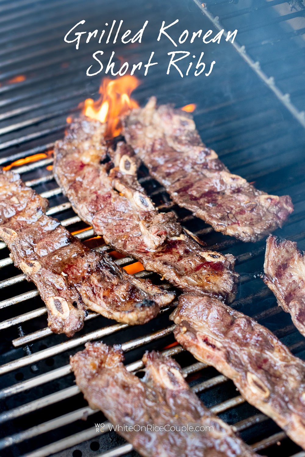 Korean Short Ribs Recipe & Ginger Soy Marinade | White On Rice Couple