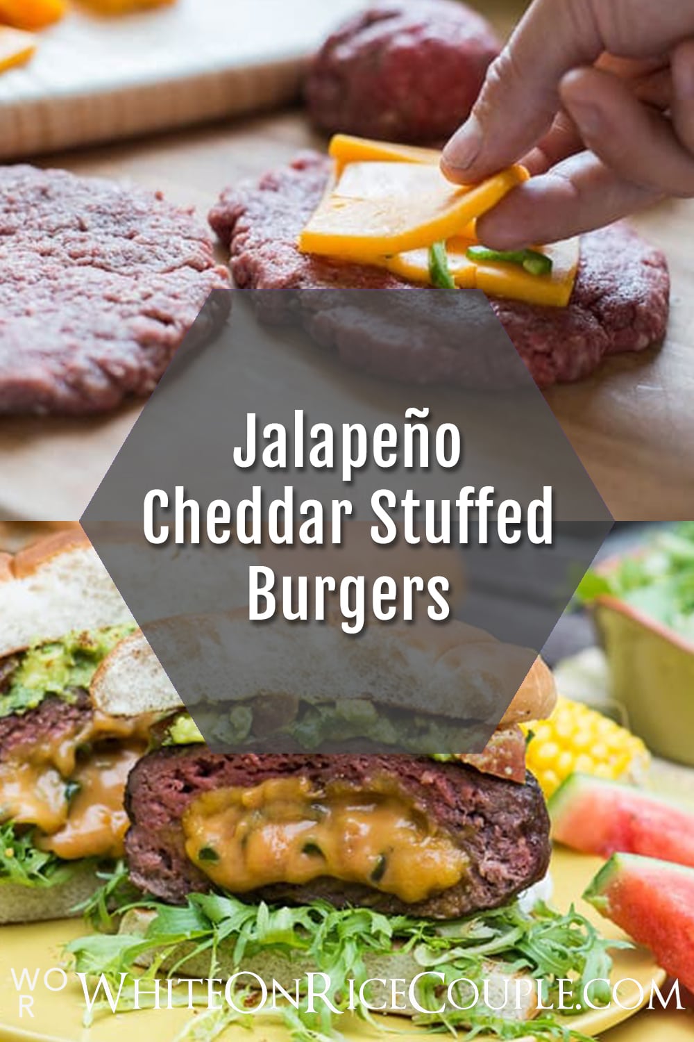 Jalapeno Cheddar Stuffed Burgers Recipe on BBQ Grill AMAZING!