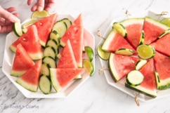 Mexican Watermelon with Chamoy, Tajin Spices | Whie On Rice Couple