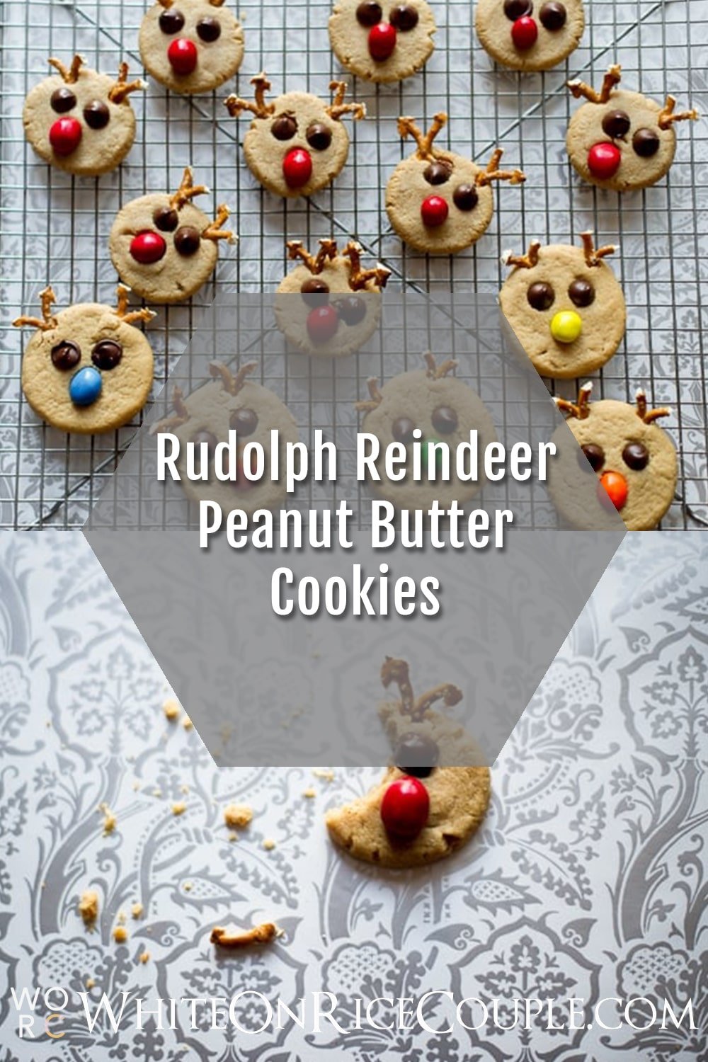 Rudolph Peanut Butter Cookies Recipe for Holiday Rudolpoh Cookies