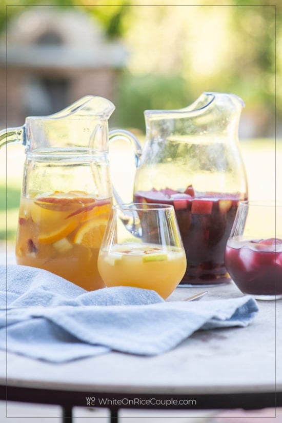 Sangria Wine Recipe with Red, White, Rose: EASY, BEST | White On Rice