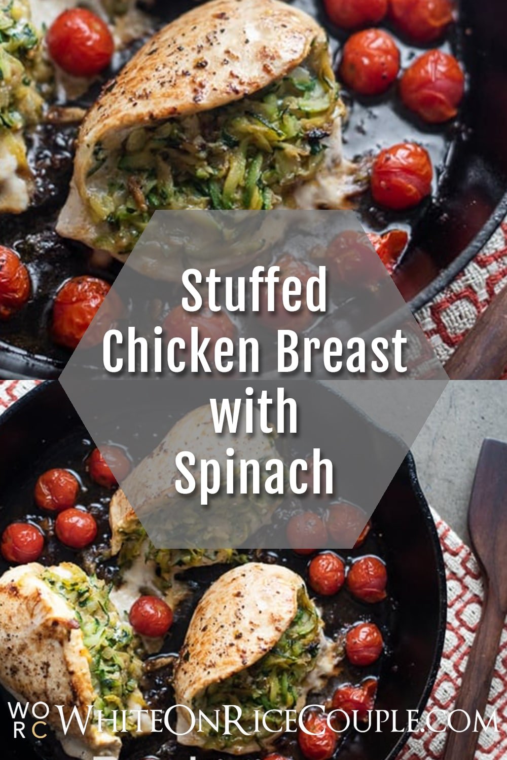 Zucchini Stuffed Chicken Breasts Low Carb | White On Rice Couple