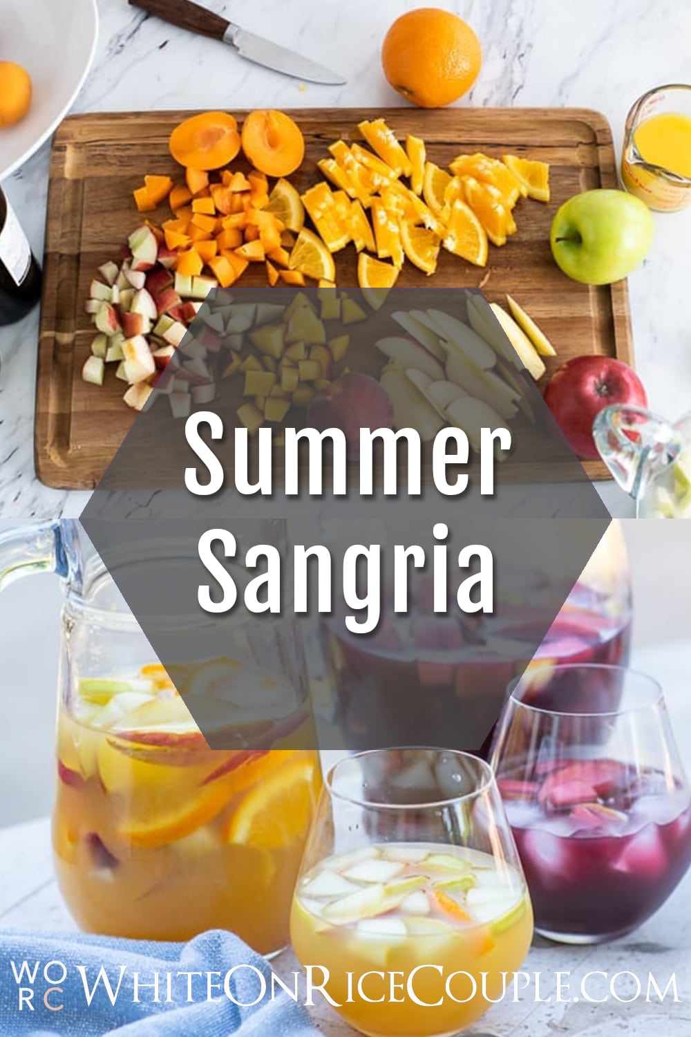 Sangria Wine Recipe with Red, White, Rose: EASY, BEST | White On Rice