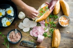 Fried Egg Banh Mi Recipe Vietnamese Sandwich | White On Rice Couple