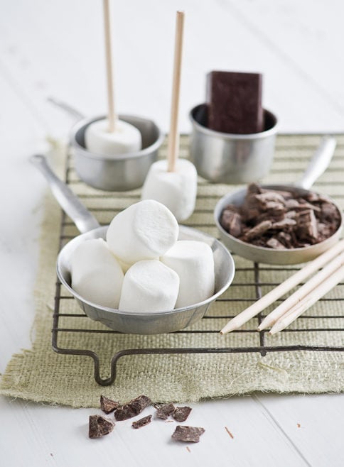 Chocolate Peppermint Marshmallow Pops Recipe | White ON Rice Couple