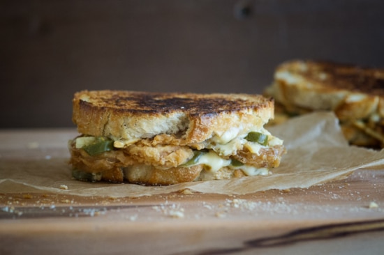 The Hot Mess Grilled Cheese Sandwich Jalapenos | White On Rice Couple