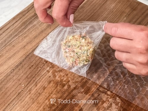 Rice Paper Egg Roll Panini or Dumplings Potstickers | White On Ri