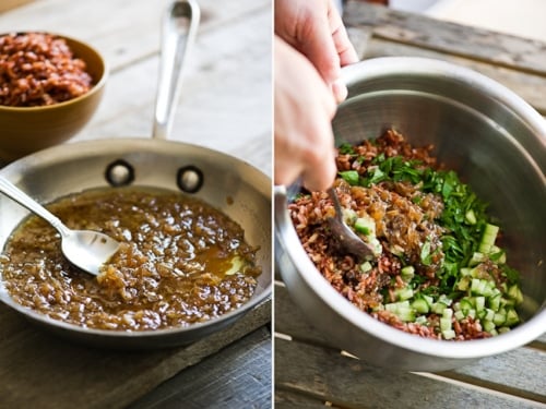 Red Rice Salad Recipe with Mint & Shallot Vinaigrette | White On Rice