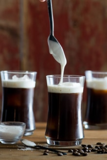 Sea Salt Iced Coffee Recipe w/ Sea Salt Cream like 85 C Degree Bakery